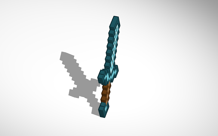 3D design Diamond sword | Tinkercad
