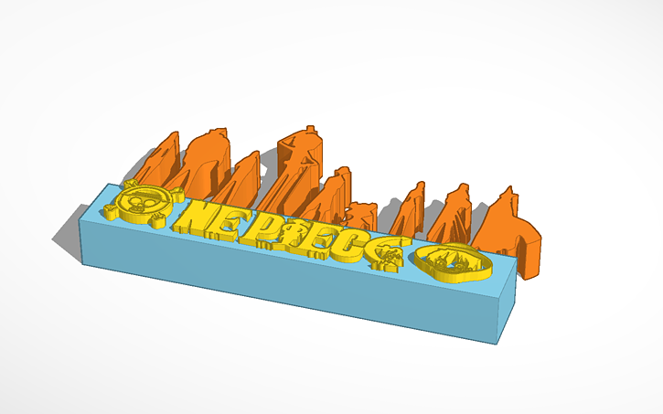 3D design One piece 2 - Tinkercad