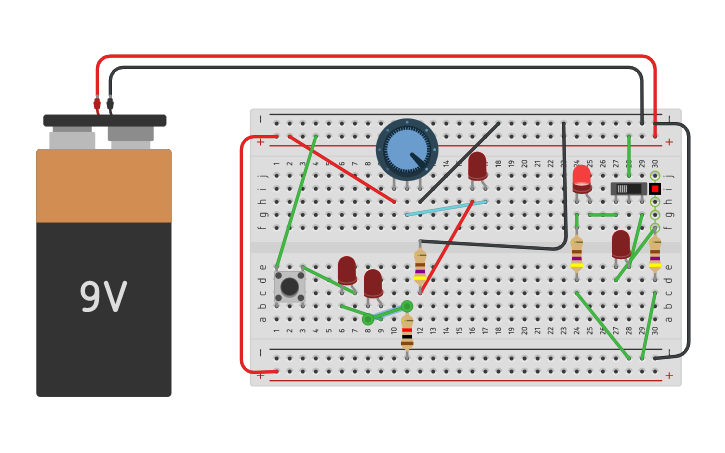 Circuit design circuito tri - Tinkercad