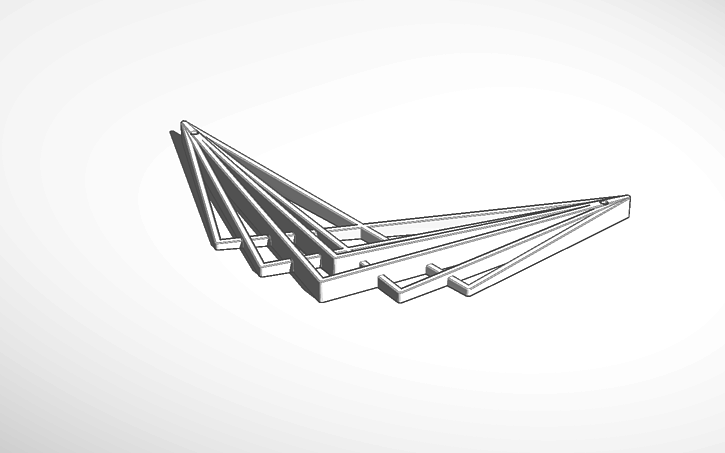 3D design Angles Pendant - Tinkercad