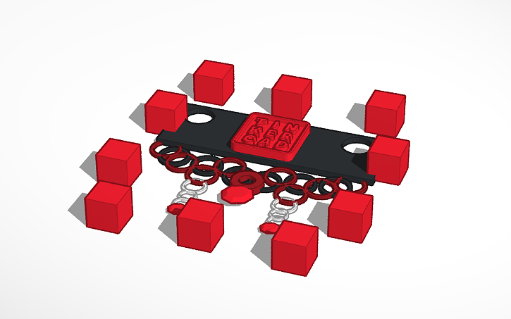 3D design Tinkercad sign - Tinkercad