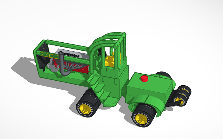 3D design Copy of Copy of kinze repower 1963 john deere 8020 diesel ...
