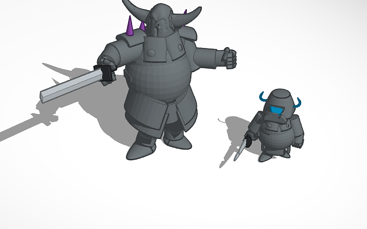 3D design PEKKA VE MİNİ PEKKA - Tinkercad 3D design PEKKA VE MİNİ PEKKA - Tinkercad