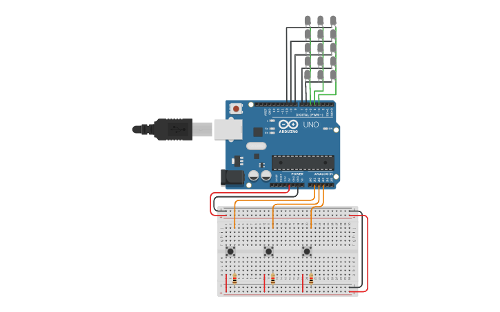 Circuit design Exercise 1 | Tinkercad