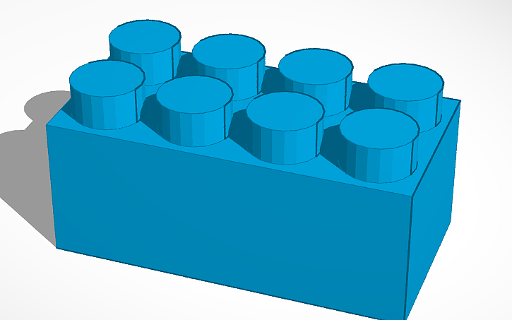 3D design Brick - Tinkercad