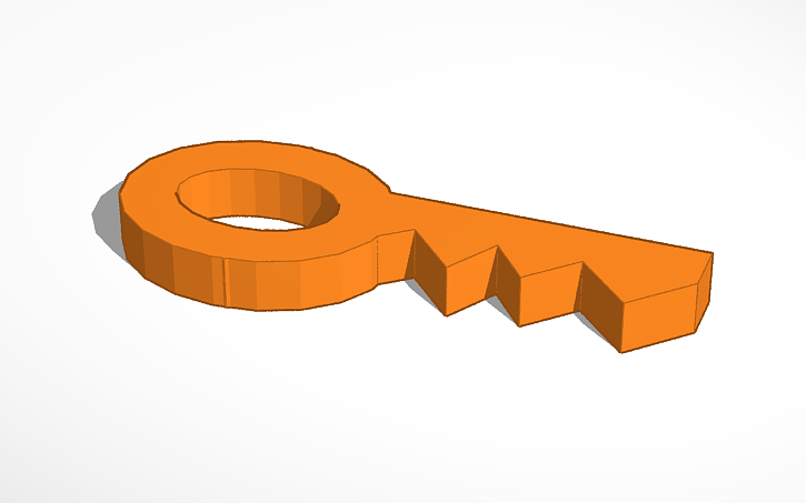 3D design Key - Tinkercad