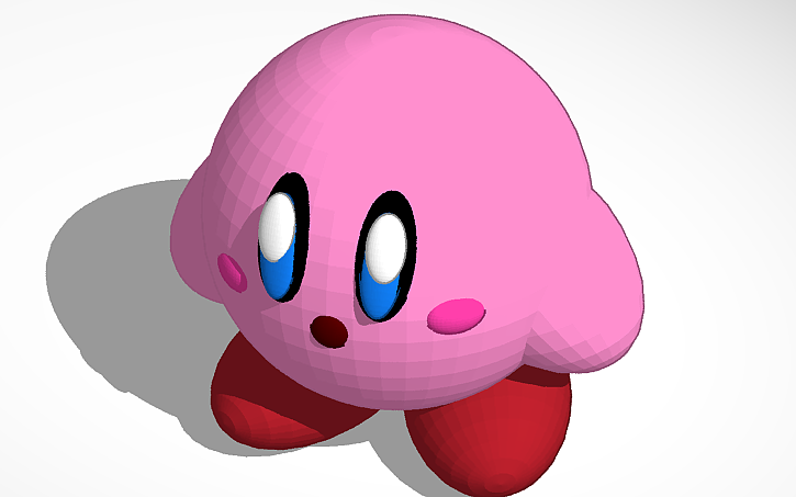 3D design Kirby - Tinkercad