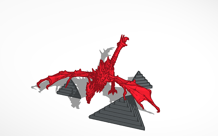 3D design Stonewing Dragon - Tinkercad