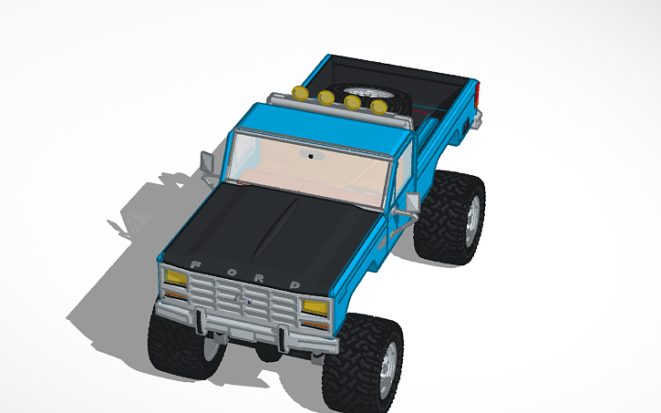 3D design 1981 Ford lifted - Tinkercad