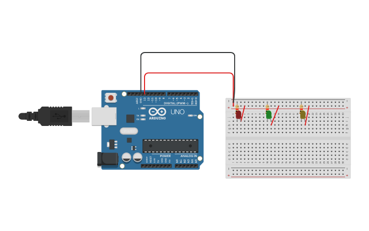 Circuit design Arduino project - Tinkercad