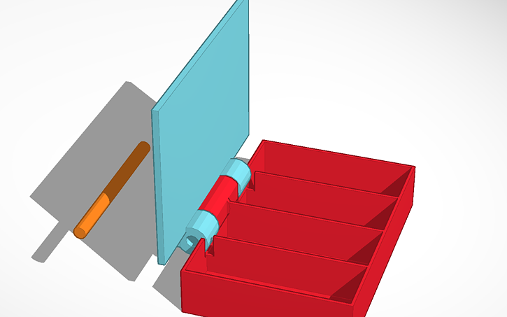 3D design 1 caja - Tinkercad