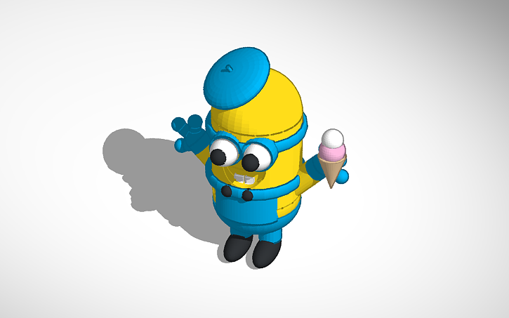 3D design Minion - Tinkercad
