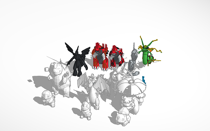 3D design pokemon - Tinkercad