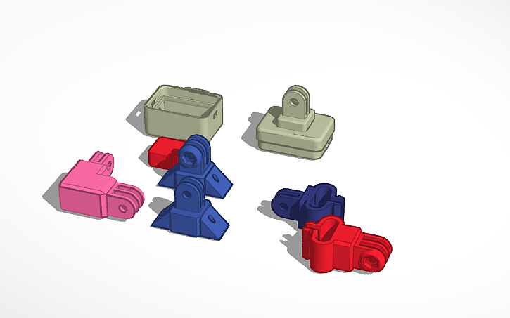 3d Design Esp32 Cam Body Back And Base Tinkercad