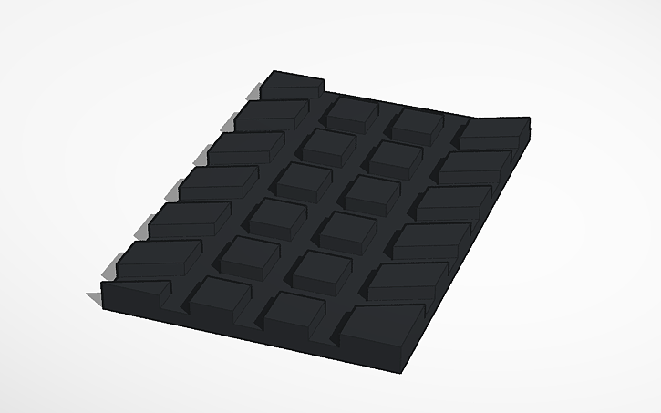 3D design real a 'murican tire tread - Tinkercad