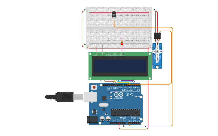 Circuit design Exercicio Função | Tinkercad