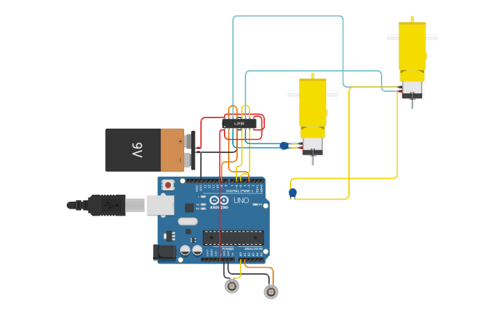 Circuit Design Line Tinkercad