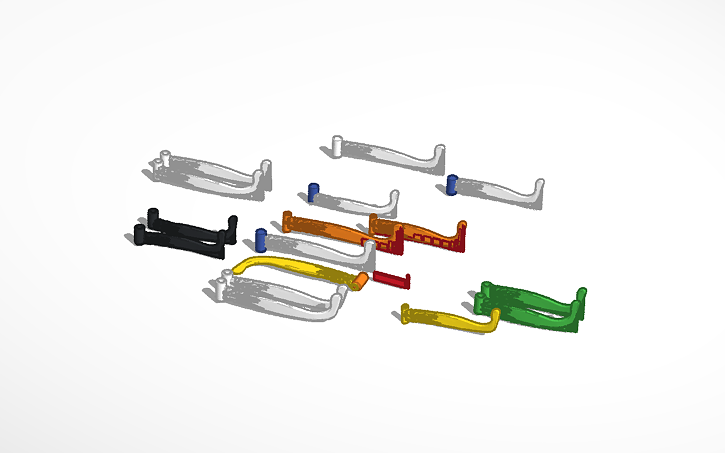 3D design Final Butterfly Glasses Ear Pieces - Tinkercad