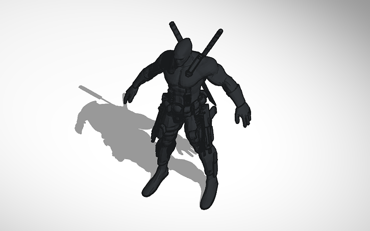 3d Design Deadpool Tinkercad