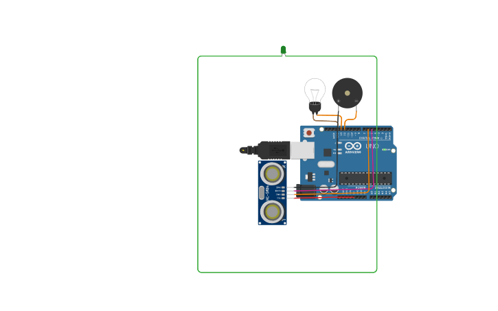 Circuit design road accident innovation | Tinkercad