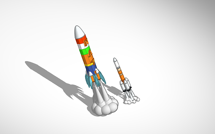 3D design Rocket | Tinkercad