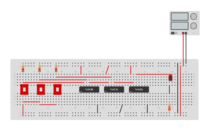 Circuit design TP1 EJ 7 - Tinkercad