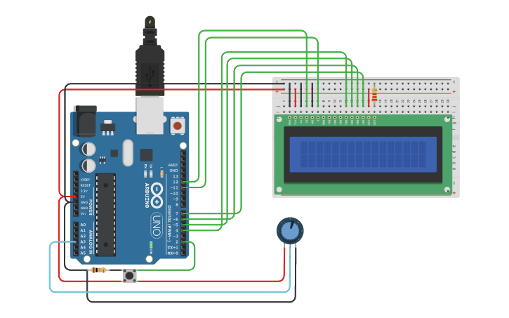 Circuit design Digital Spirometer | Tinkercad