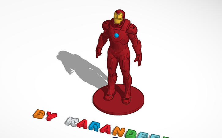 3D design Iron man | Tinkercad