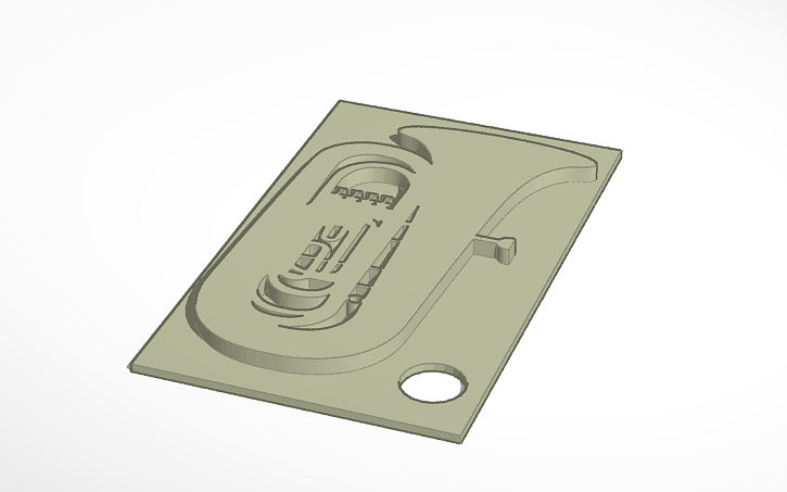 3D design Tuba Keychain - Tinkercad