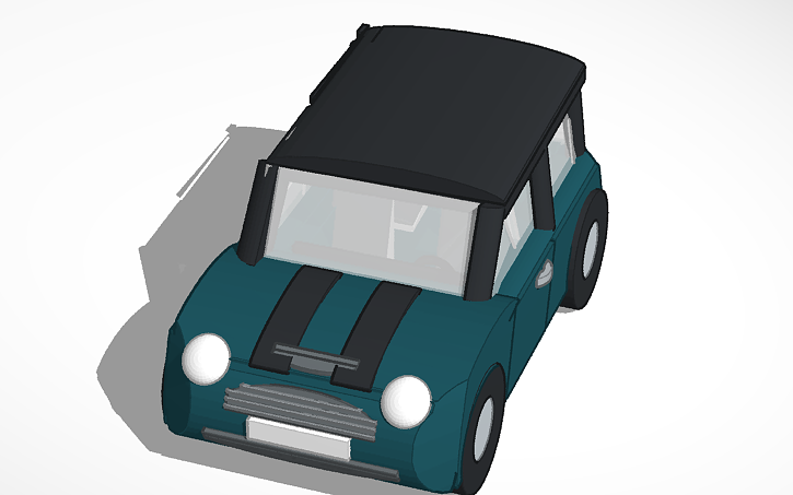3D design Mini Cooper - Tinkercad