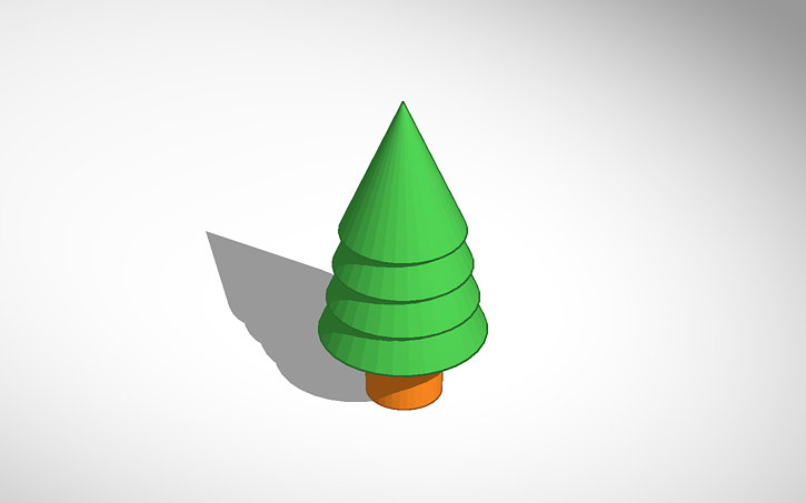 3D design Christmas Tree - Tinkercad