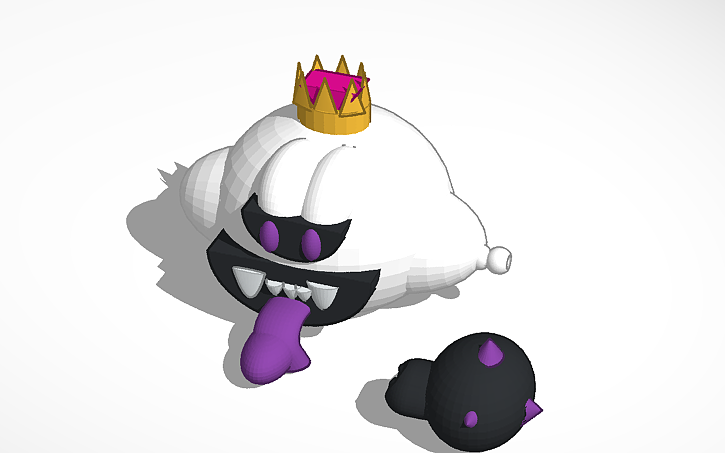 3D design king boo. - Tinkercad