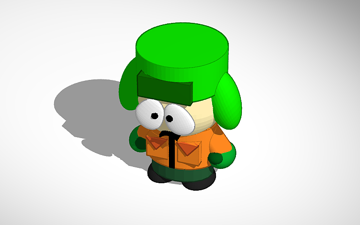 3D design Kyle - South Park - Tinkercad