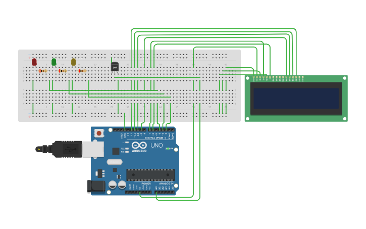 Circuit design Tugas UAS | Tinkercad