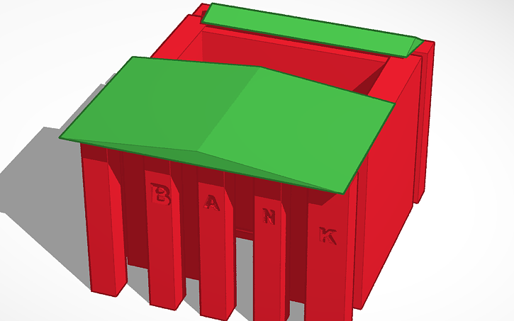 3D design bank | Tinkercad