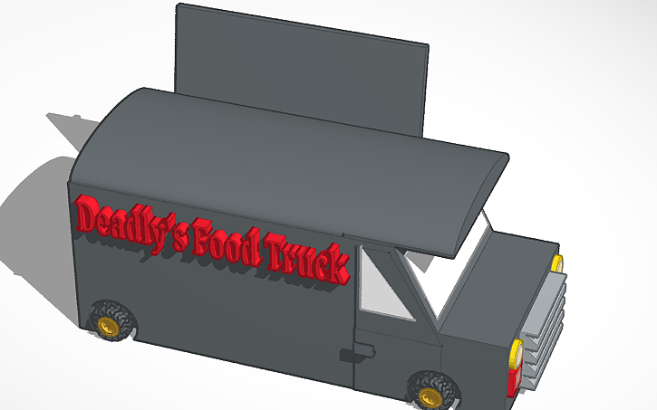 3D design food truck: Hughes - Tinkercad