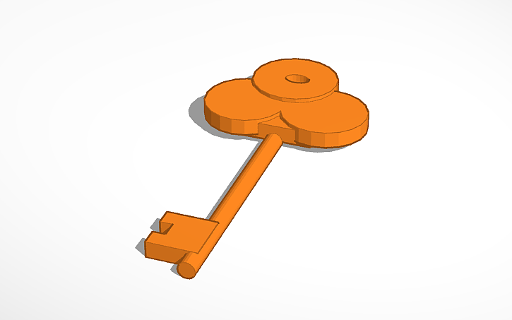 3D design Key 1 - Tinkercad