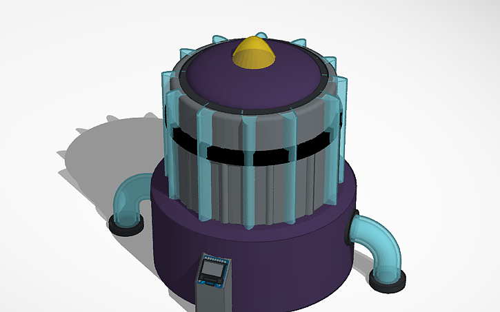 3D design Nuclear Reactor - Tinkercad