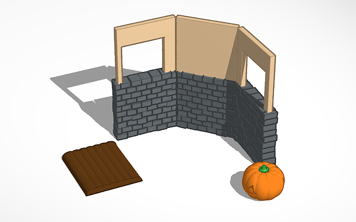 3D design tinkercad wall | Tinkercad