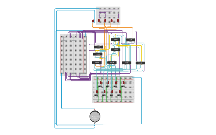 Circuit Design 4 Bit Binary Calculator Tinkercad