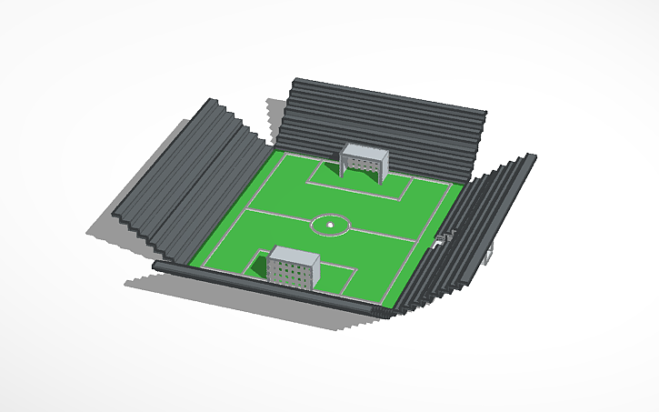3D design daniel soccer field - Tinkercad