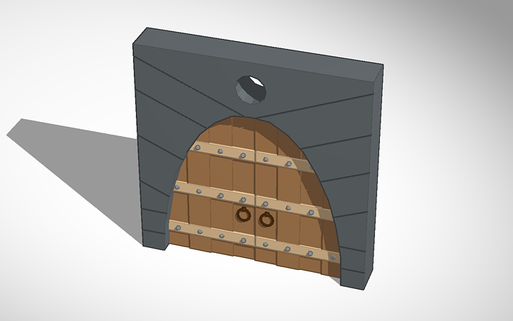 3D design Gate - Tinkercad