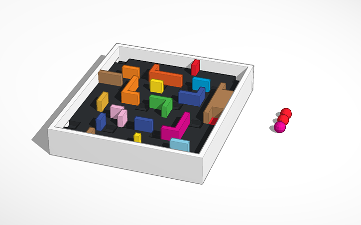 3D design ball game - Tinkercad