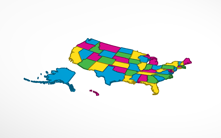 3D design Map - Tinkercad