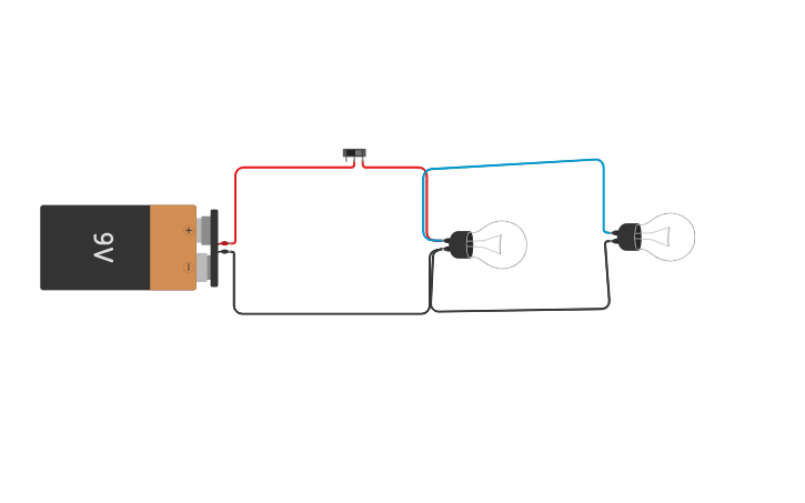 Circuit design circuito paralelo con interruptor - Tinkercad