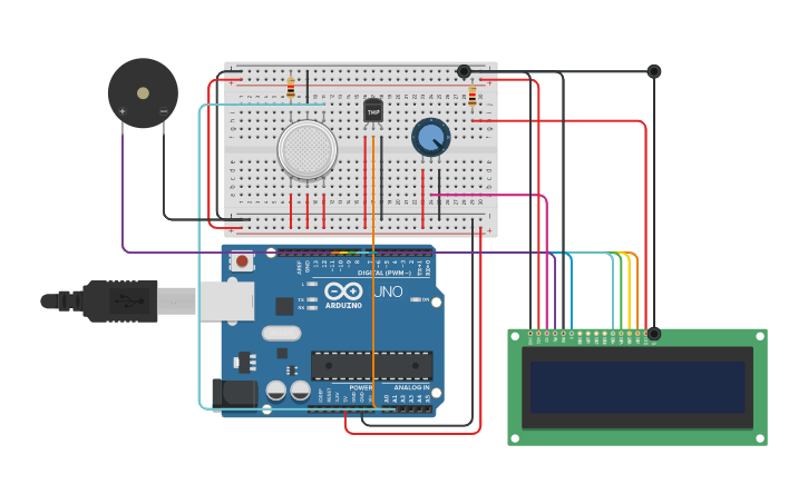 Circuit Design Safety Measure In Industry 2036 Tinkercad