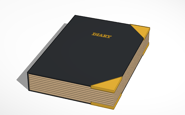 3D design Riddle's Diary | Tinkercad