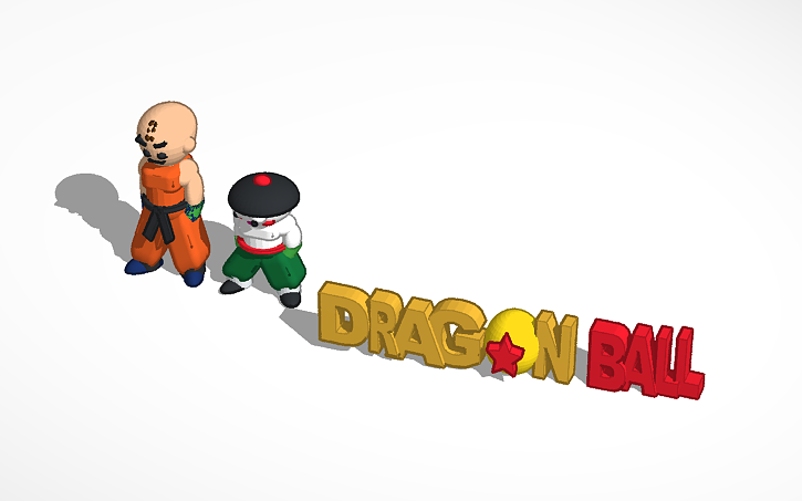 3D design Dragon ball - Tinkercad