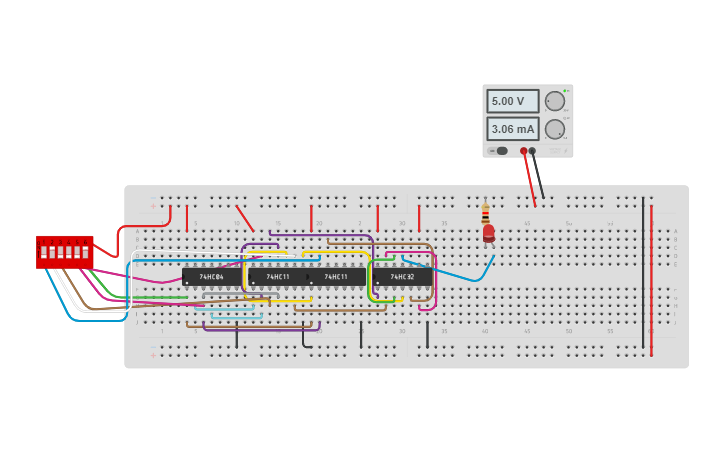 Circuit design Manpreet Kaur 10 A digital stimulation part a | Tinkercad