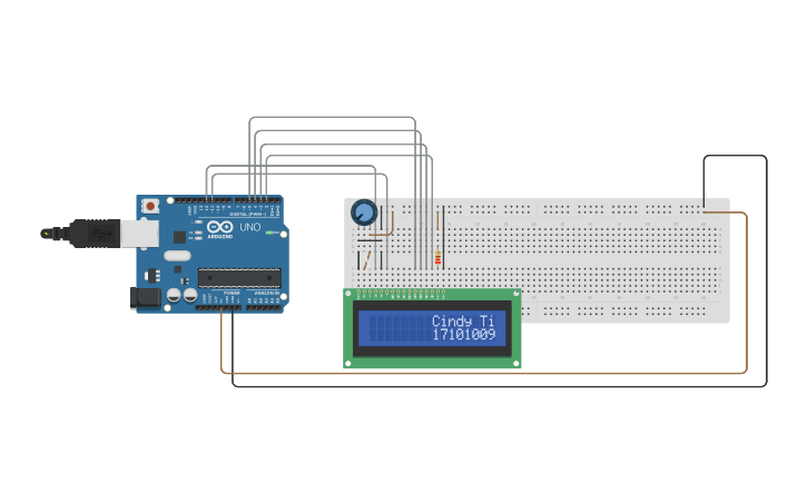 Circuit design C - Tinkercad